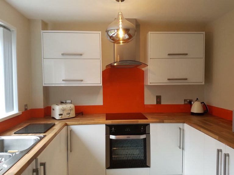 Coloured Splashbacks Orange - MCK Splashbacks