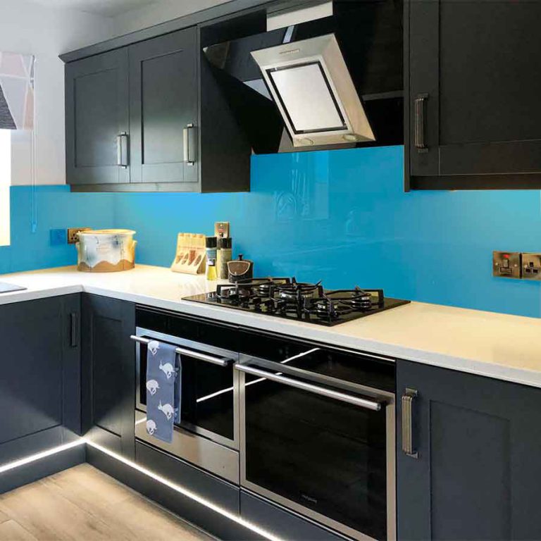 Coloured Splashbacks Blue - MCK Splashbacks
